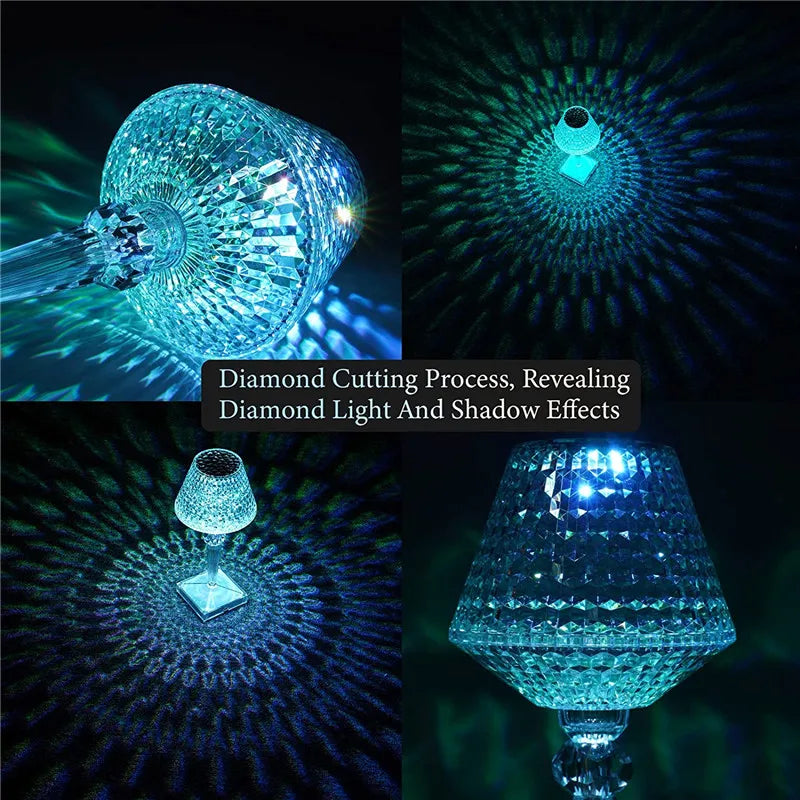 Crystal Prism Table Lamp
